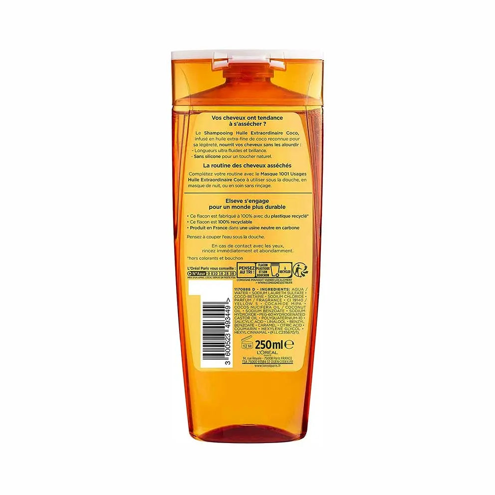 L'Oréal Paris Elseve Huile Extraordinaire Coco Shampooing - 250ml – Seven