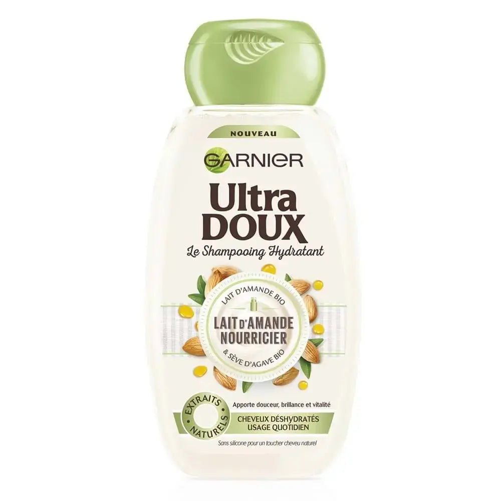 GARNIER ULTRA DOUX SHAMPOOING Hydratant Lait d’Amande Nourricier 250ML ...