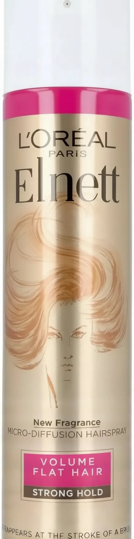 L'Oréal Paris Elnett laque Volume Fixation Forte Cheveux Plats - 250ml ...